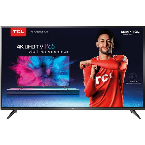 Smart TV Led 55" TCL P65us Ultra HD 4k HDR 55p65us - Fipal Compra premiada